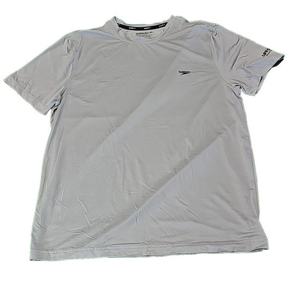 Speedo | Shirts | Speedo Turbodri Upf 5 Mens Small Gray Swim Tshirt Euc ...